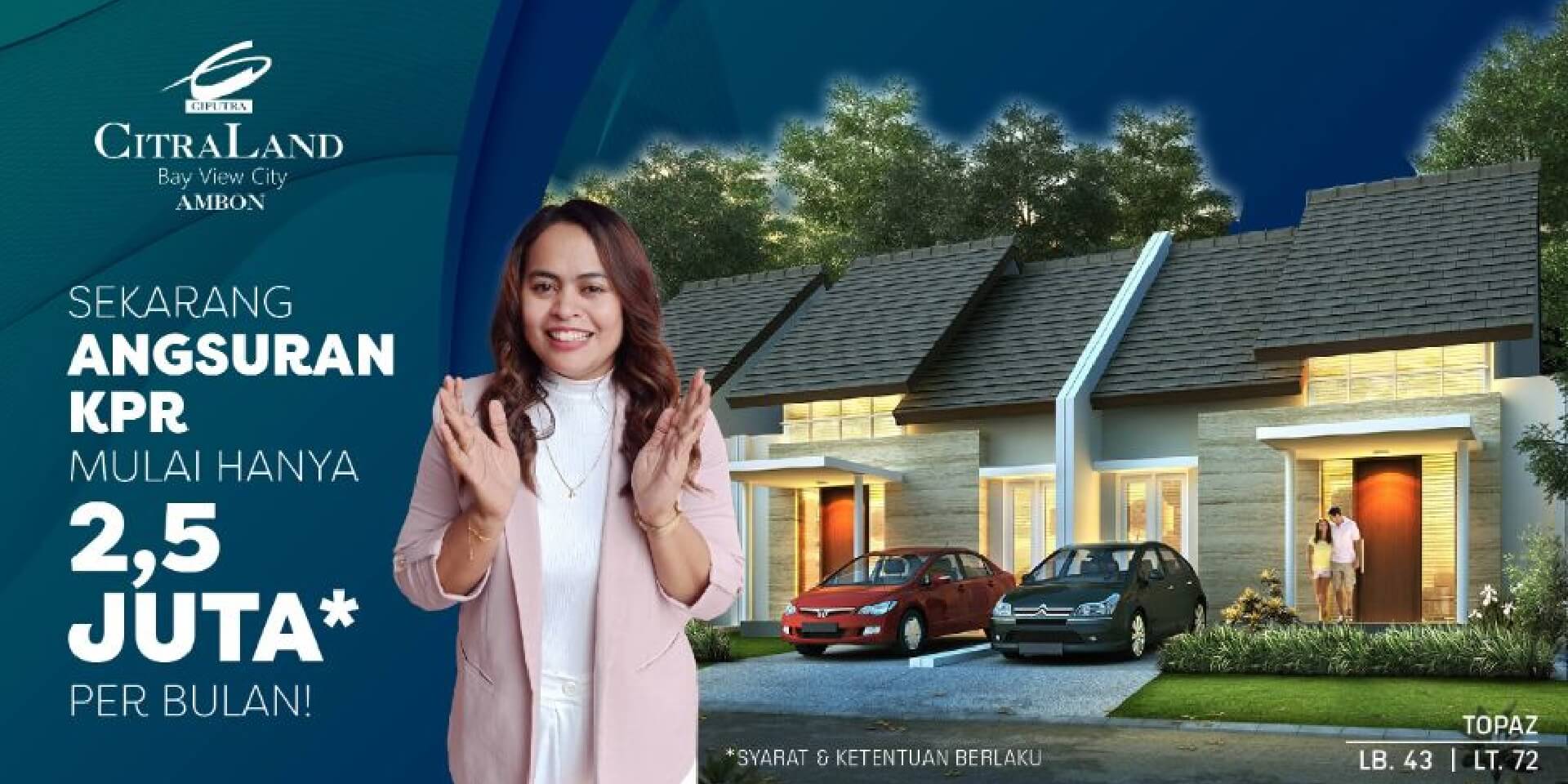 Angsuran KPR Mulai Hanya 2,5 Juta/ Perbulan! - CitraLand Ambon